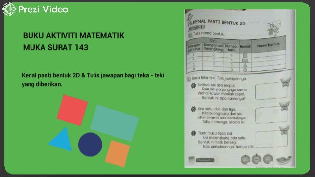 Aktiviti Buku Latihan by ZUL FAUZI B MOHD KAMAL PADLI Moe on Prezi Video
