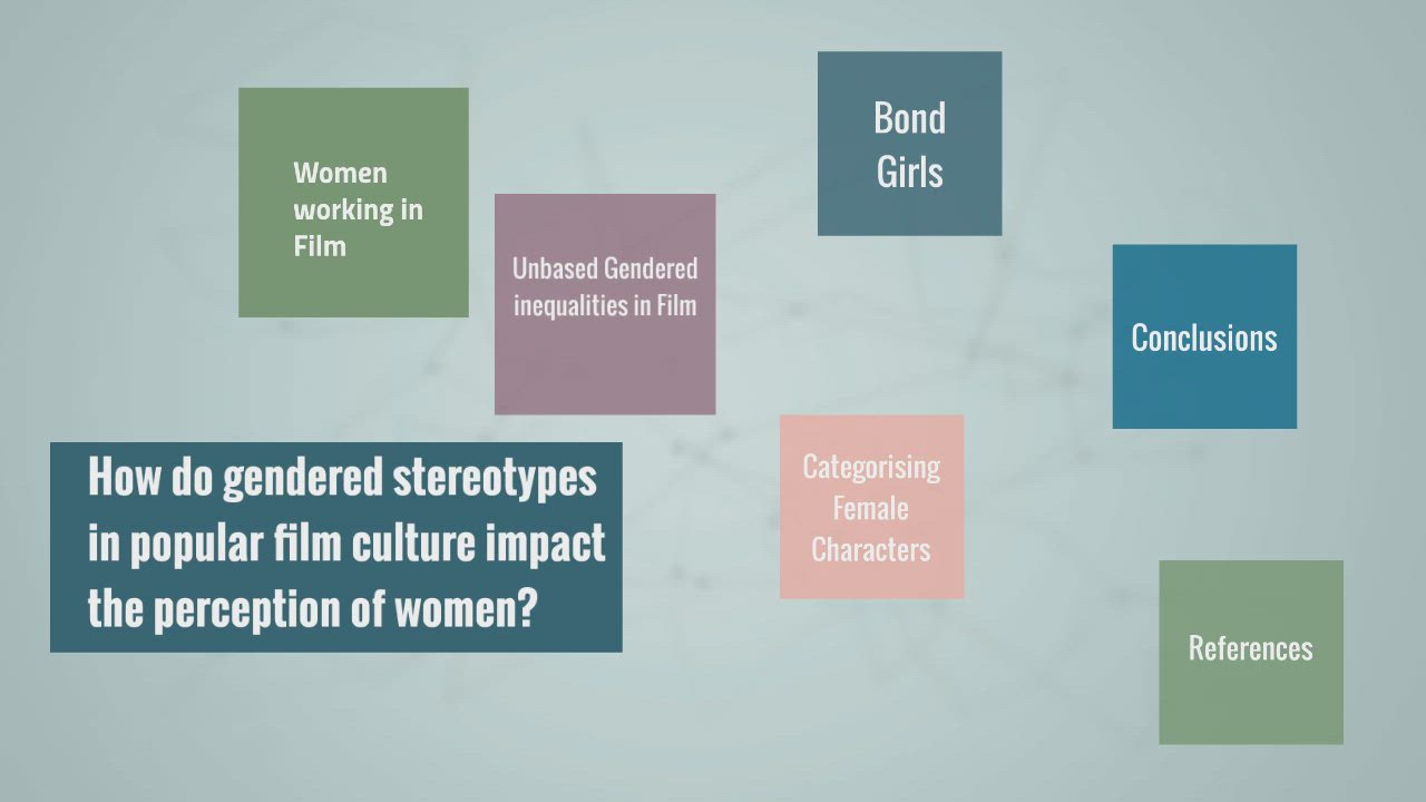How do gendered stereotypes in popular film culture impact the ...