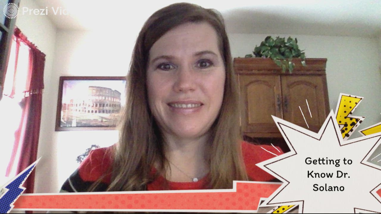 Getting to Know Dr. Solano by Gina Solano on Prezi Video