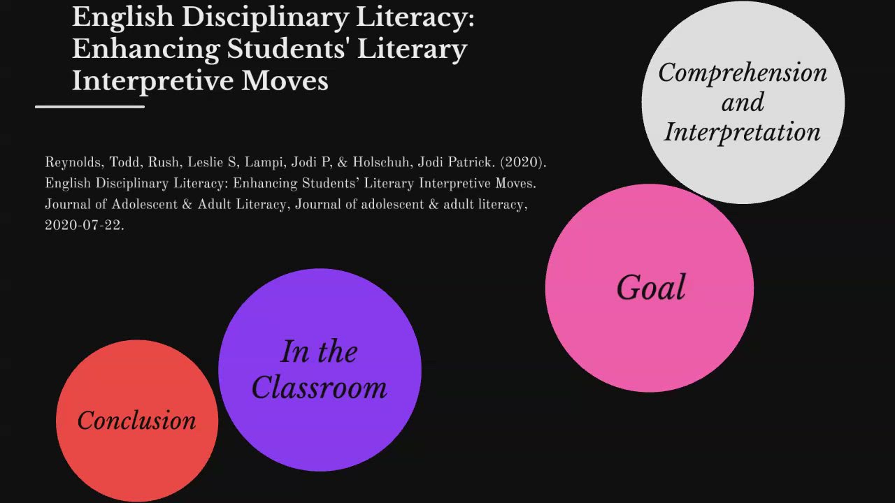 Enhancing Students' Literary Interpretive Moves by Lindsay Behnke on ...