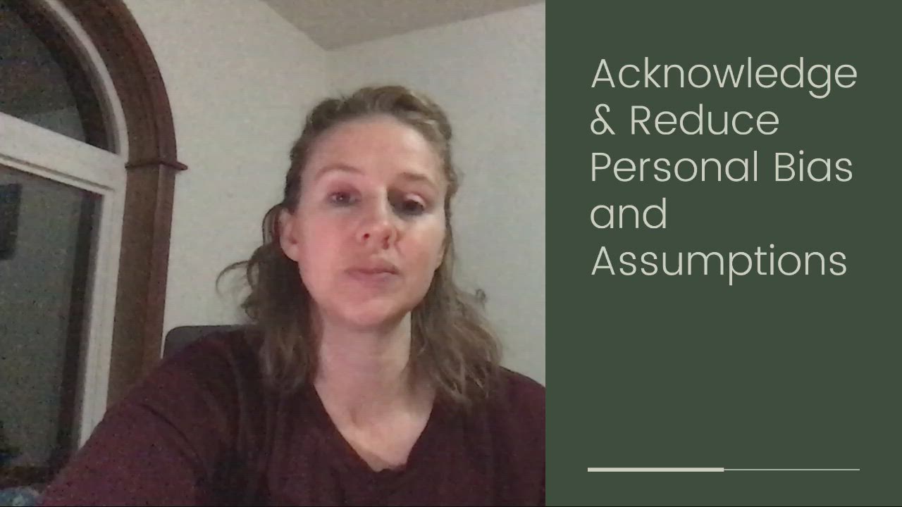 Acknowledge & Reduce Personal Bias and Assumptions by Tracy Parker on ...