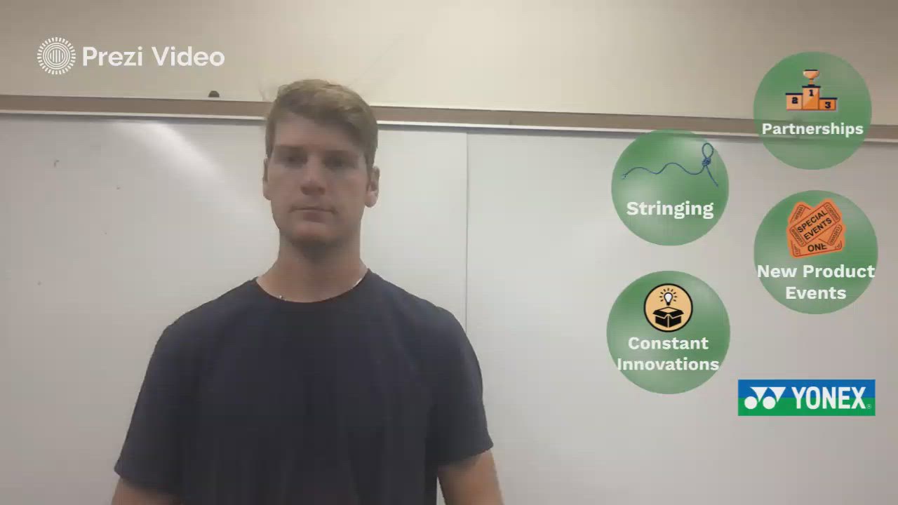 Yonex Video by Kyle pipkin on Prezi Video