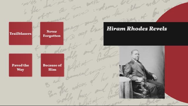 Hiram Rhodes Revels by Joseph Marino on Prezi Video