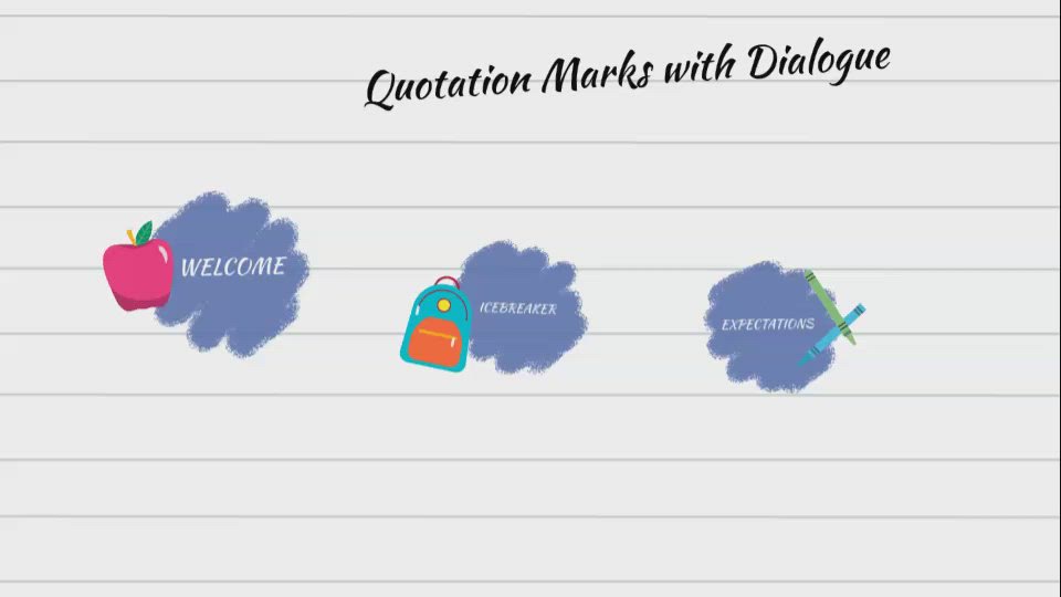 Quotation Marks with Dialogue ( Edit Titles and Show Emphasis ) by ...