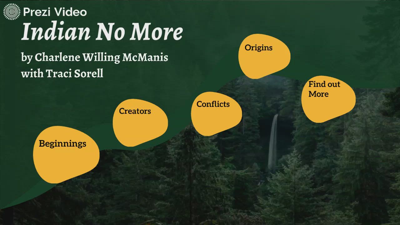 Indian No More book trailer by Annelie Haberman on Prezi Video