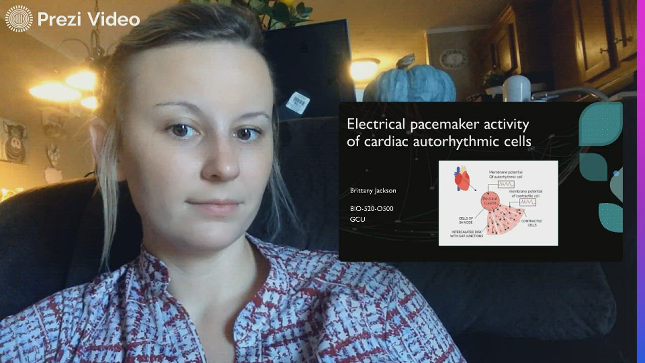 Electrical pacemaker activity of cardiac autorhythmic cells by Brittany ...