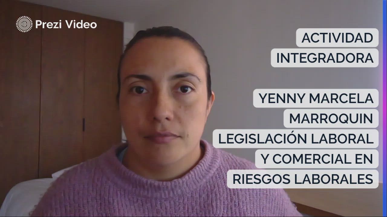 ACTIVIDAD INTEGRADORA YENNY MARCELA MARROQUIN LEGISLACIÓN LABORAL Y ...