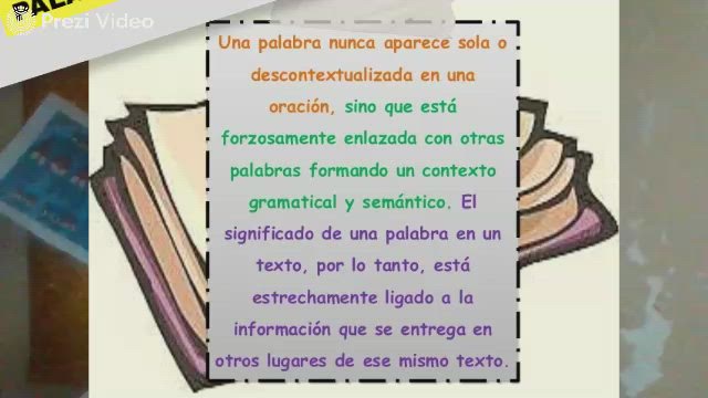 Deducir el significado de las palabras en contexto by Ambar Paz Zappa on Prezi Video