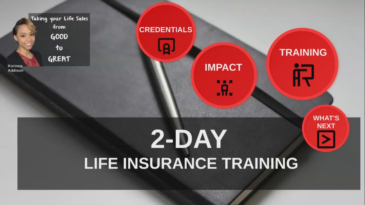 2-Day Life Insurance Training Course by Korinne Addison on Prezi Video