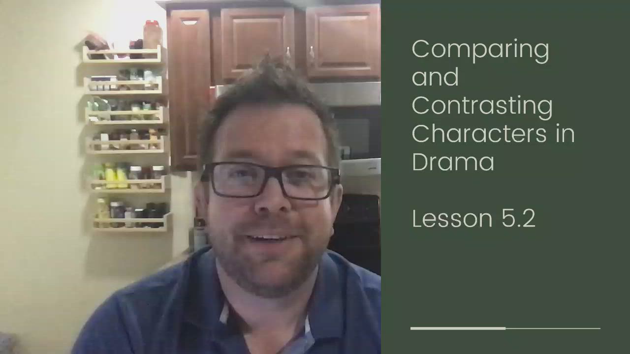 Comparing and Contrasting Characters in Drama Lesson 5.2 by Robert ...