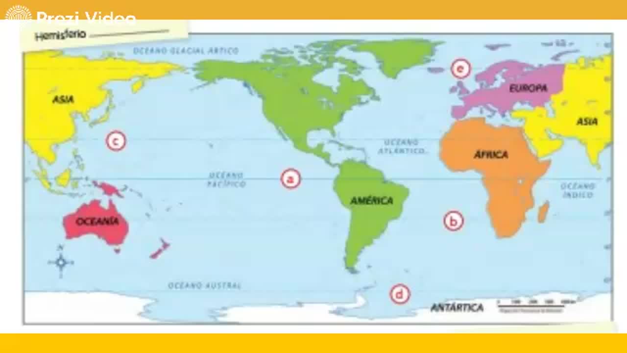 Los hemisferios, continentes y océanos by mario molina on Prezi Video