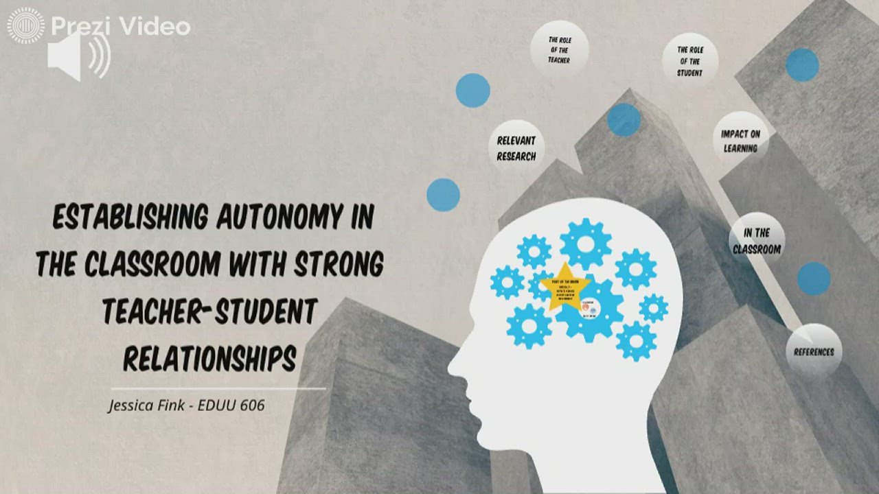Establishing Autonomy in the Classroom with Strong Teacher-Student ...
