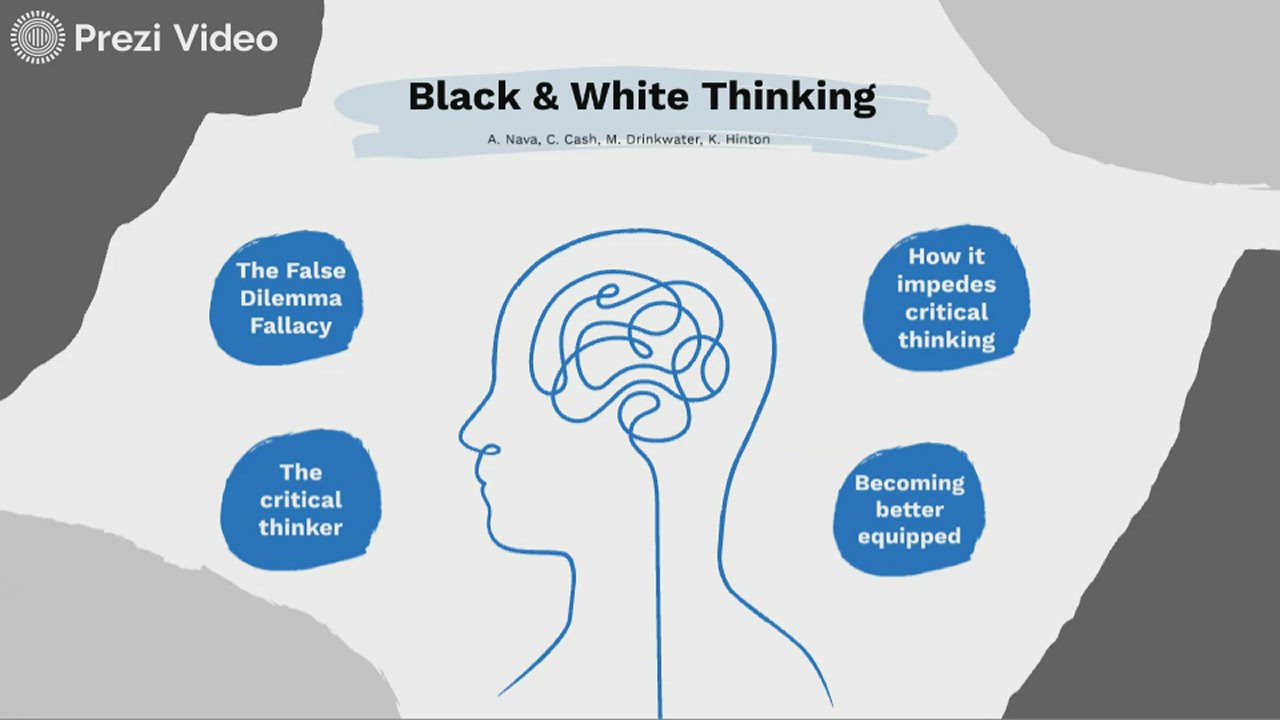 Black & White Thinking by Anahy Nava on Prezi Video
