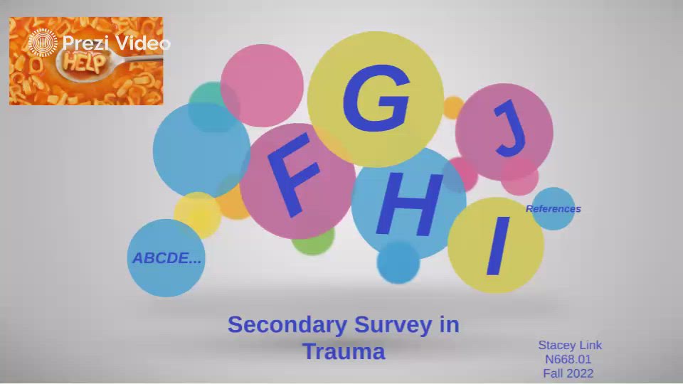 Secondary Survey in Trauma by Stacey Link on Prezi Video
