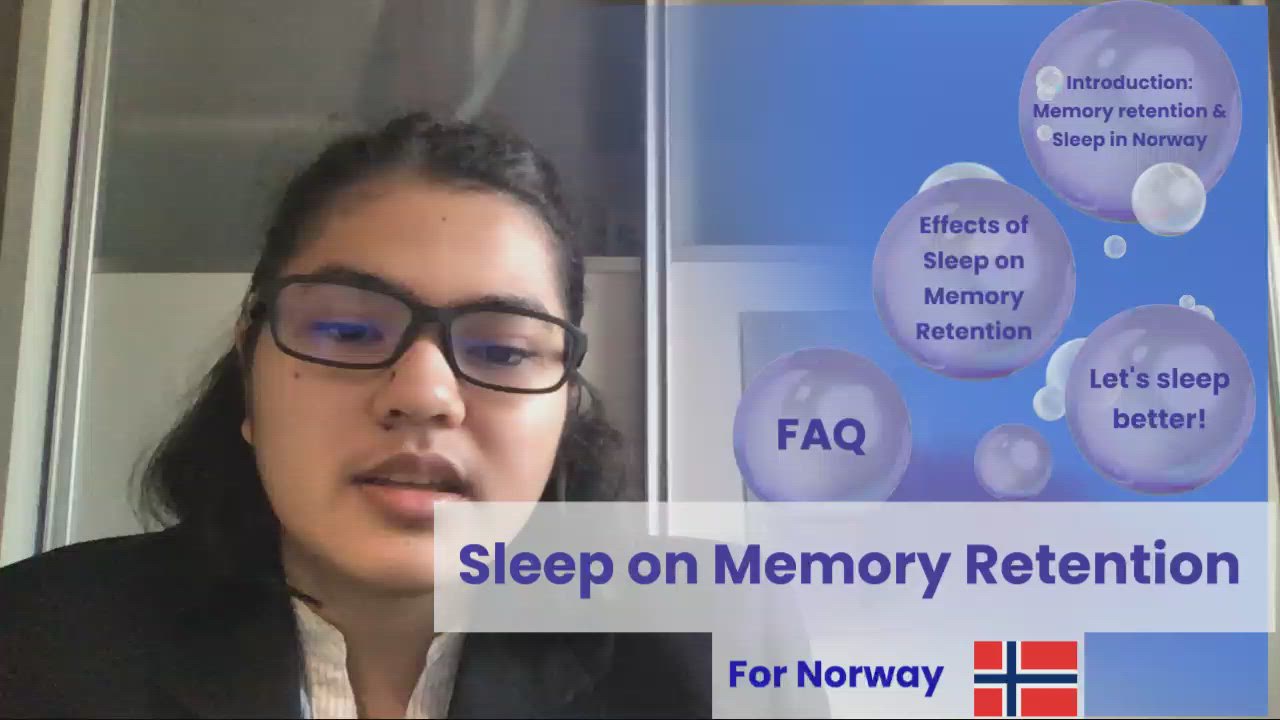 Sleep on memory retention by Nurina Othman on Prezi Video