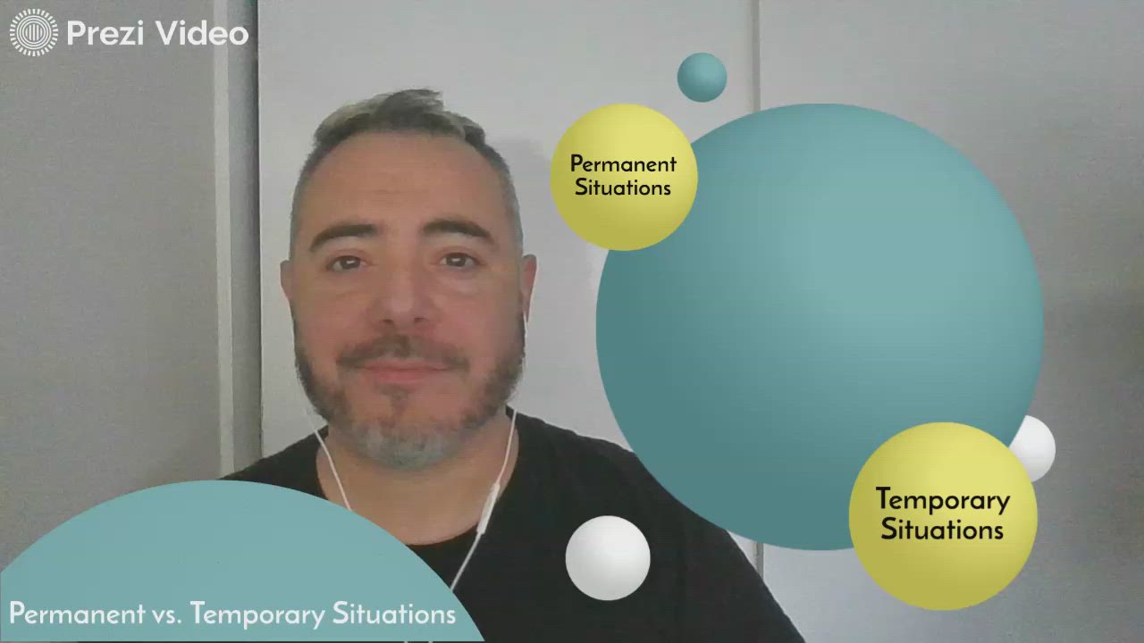 Permanent vs. Temporary Situations by Jorge Comte on Prezi Video