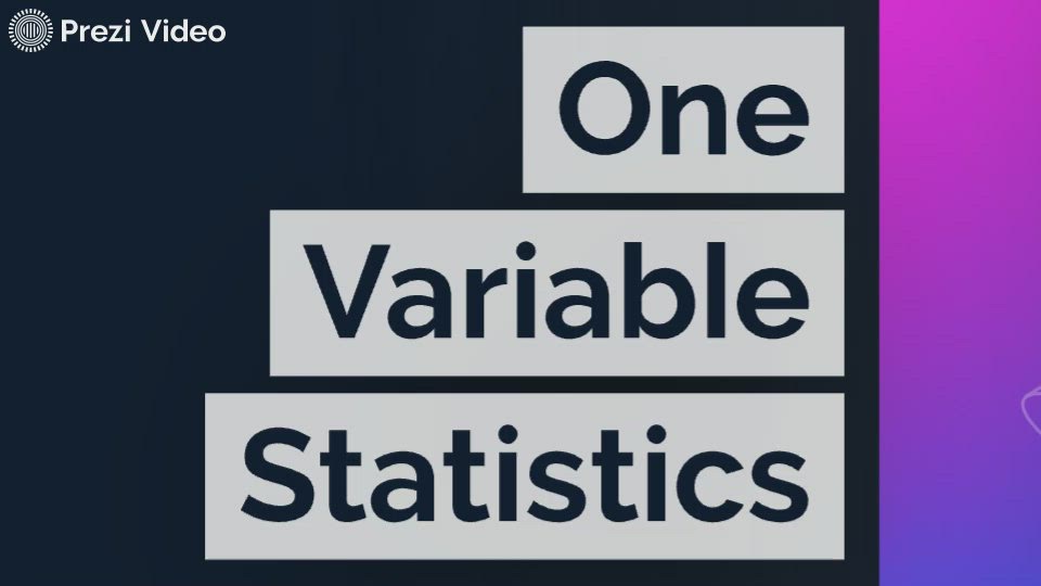 One Variable Statistics by Londen Murphy on Prezi Video
