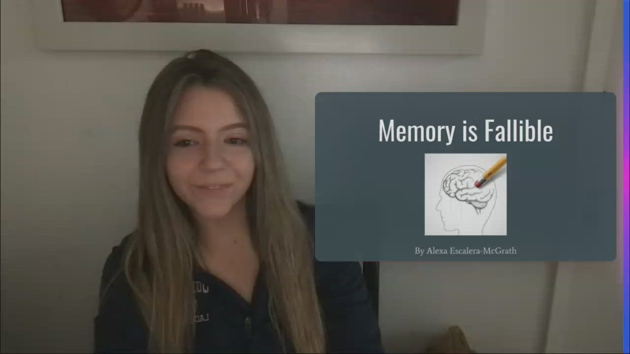 Memory is Fallible by alexa escalera-mcgrath on Prezi Video