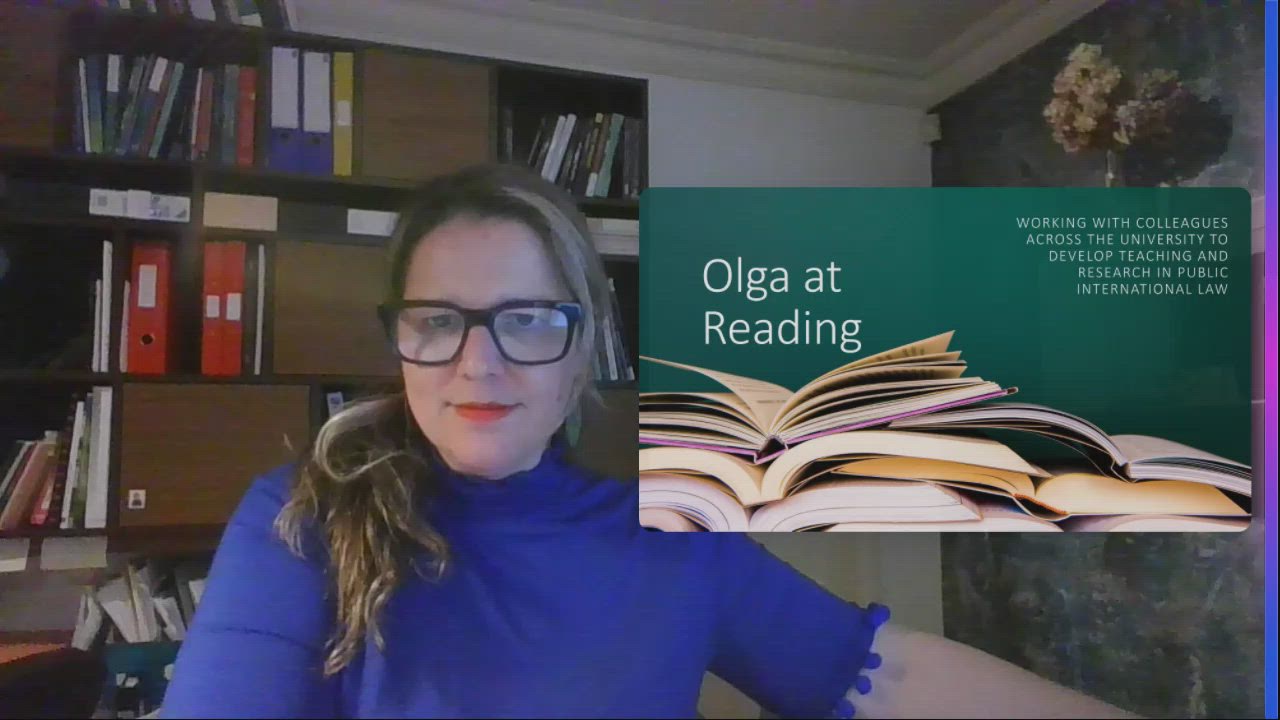 University of Reading by Olga Martin-Ortega on Prezi Video