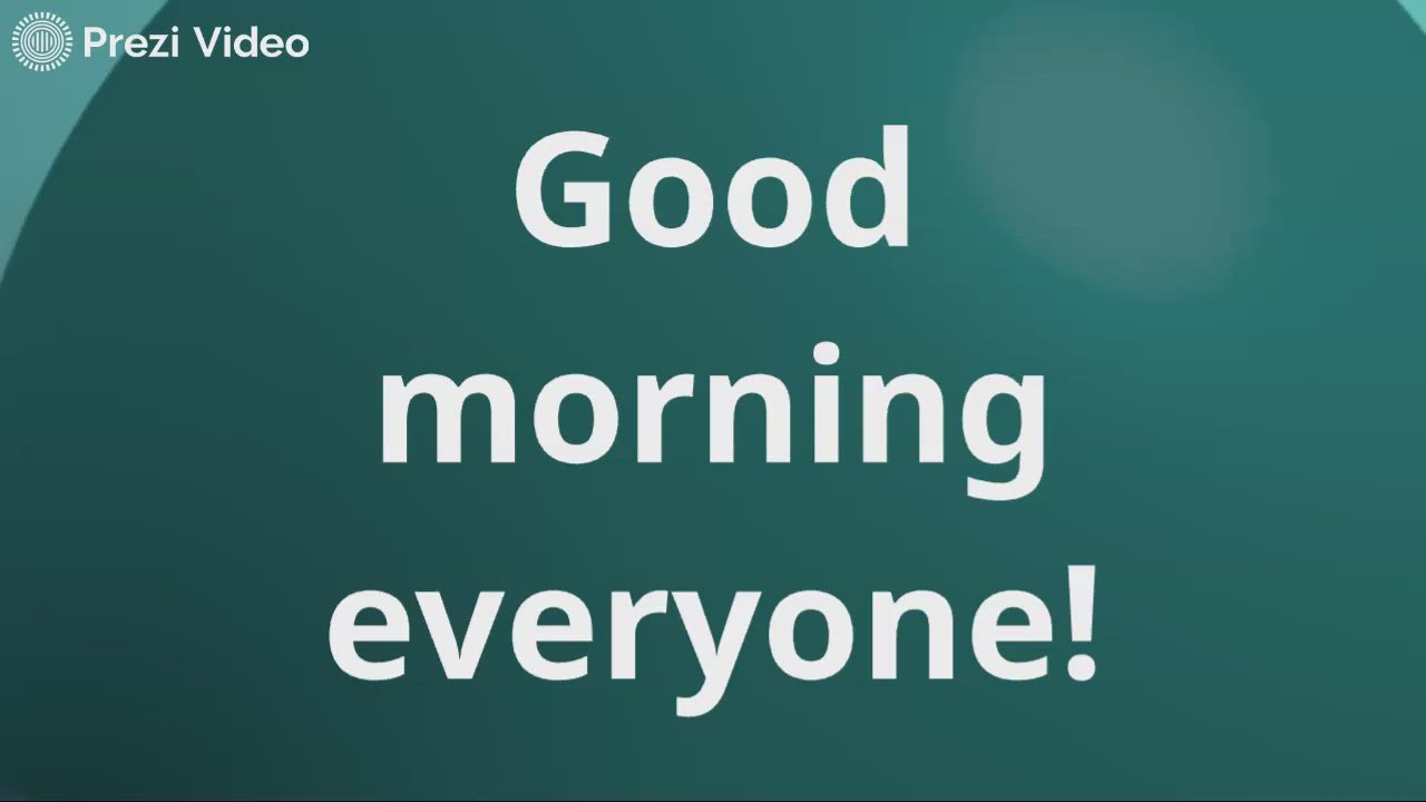 Good morning everyone! by antonia carvajal on Prezi Video