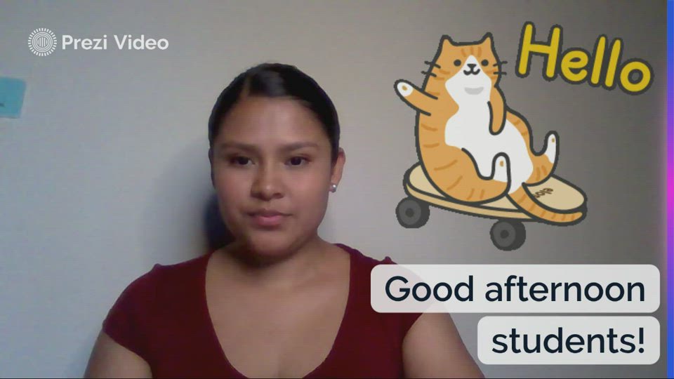 Good afternoon students! by Andrea Blanco Pereira on Prezi Video