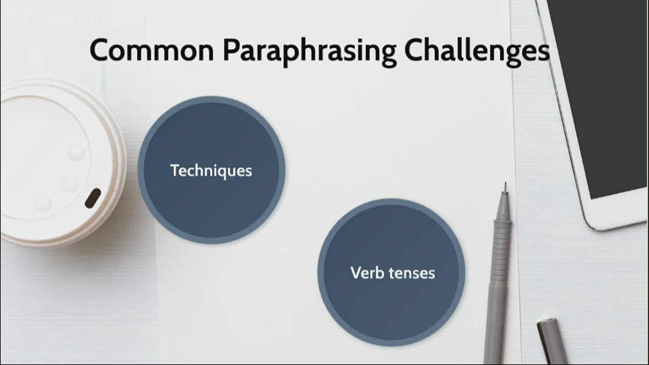 Common Paraphrasing Challenges by Ludmila Rao on Prezi Video