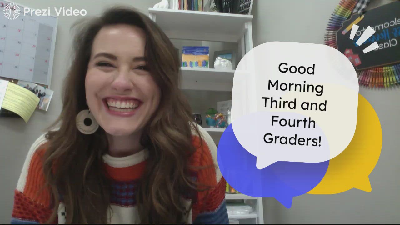 Good Morning Third and Fourth Graders! by Madeline Herrell on Prezi Video