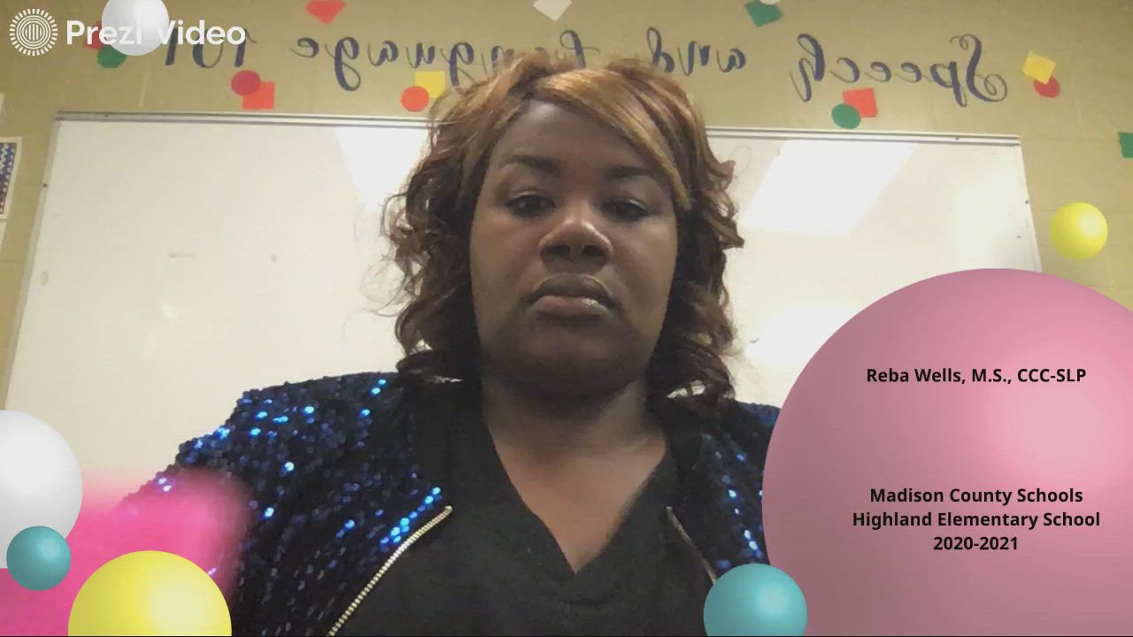 Reba Wells, M.S., CCC-SLP Madison County Schools Highland Elementary ...