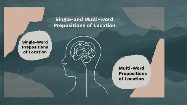 Single-and Multi-word Prepositions of Location by Kandy Monteros on ...