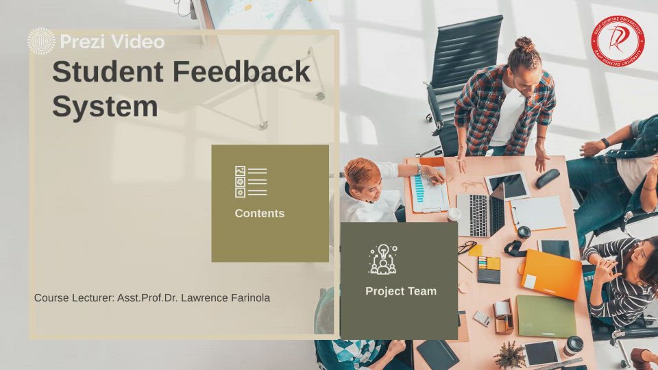 Student Feedback System - Group 1 Presentation by Augustine the Great ...