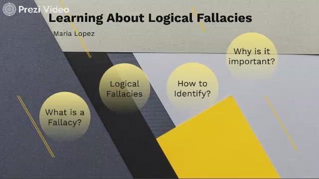 Logical Fallacies by Maria Lopez on Prezi Video